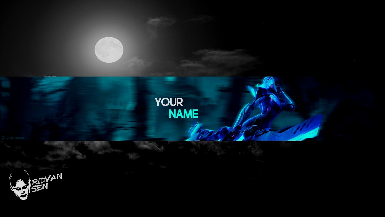 LEAGUE OF LEGENDS ASHE | BANNER TEMPLATE | #3 - YouTube