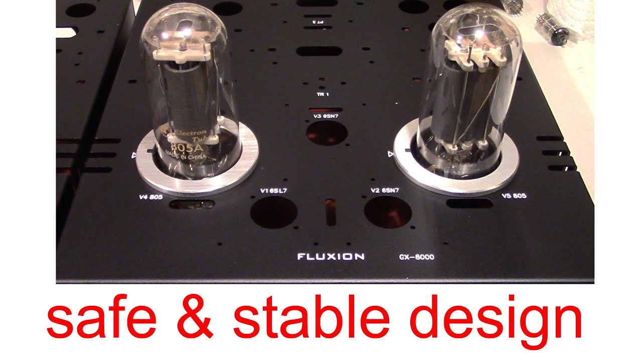 805 push pull 50 watt monoblock power amplifier GX-8000 assembly #1 ...