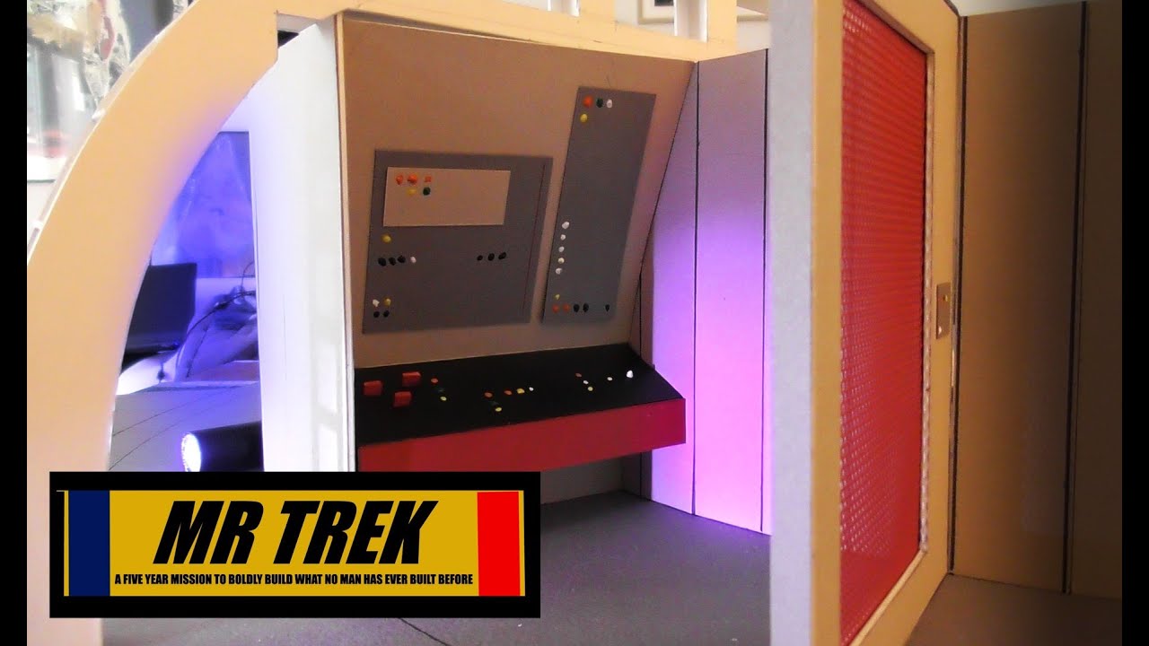 NEVER BEFORE SEEN areas of the classic Starship Enterprise bridge ...