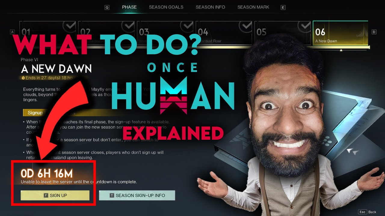 ONCE HUMAN Server Wipe & How to transfer to NEW SEASON? | EXPLAINED ...