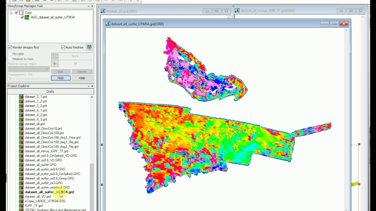 Geosoft - Determining your grid cell size - YouTube