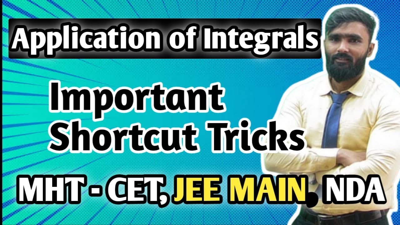 Application of Integrals|Important Shortcut Tricks|12th Std|JEE |MHT ...