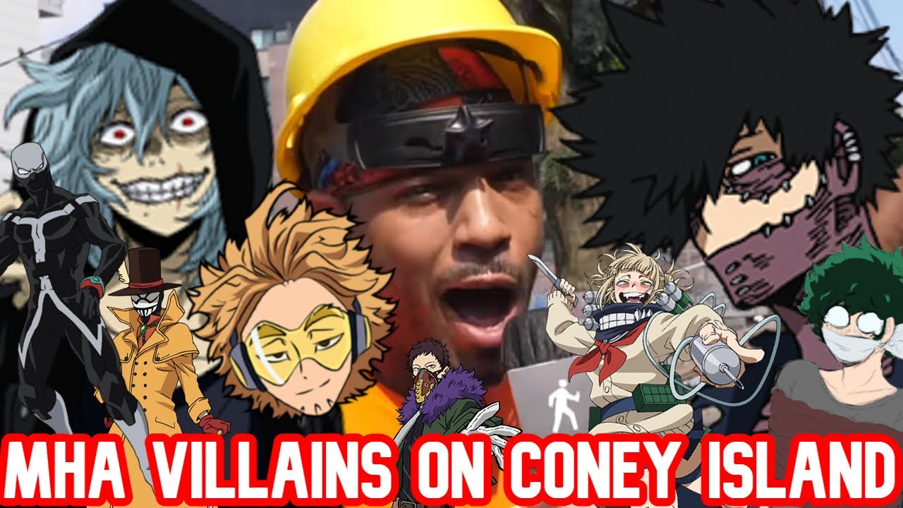 MHA Villians on Coney Island | Shigaraki, Dabi, Hawks, Toga, Twice, Mr ...