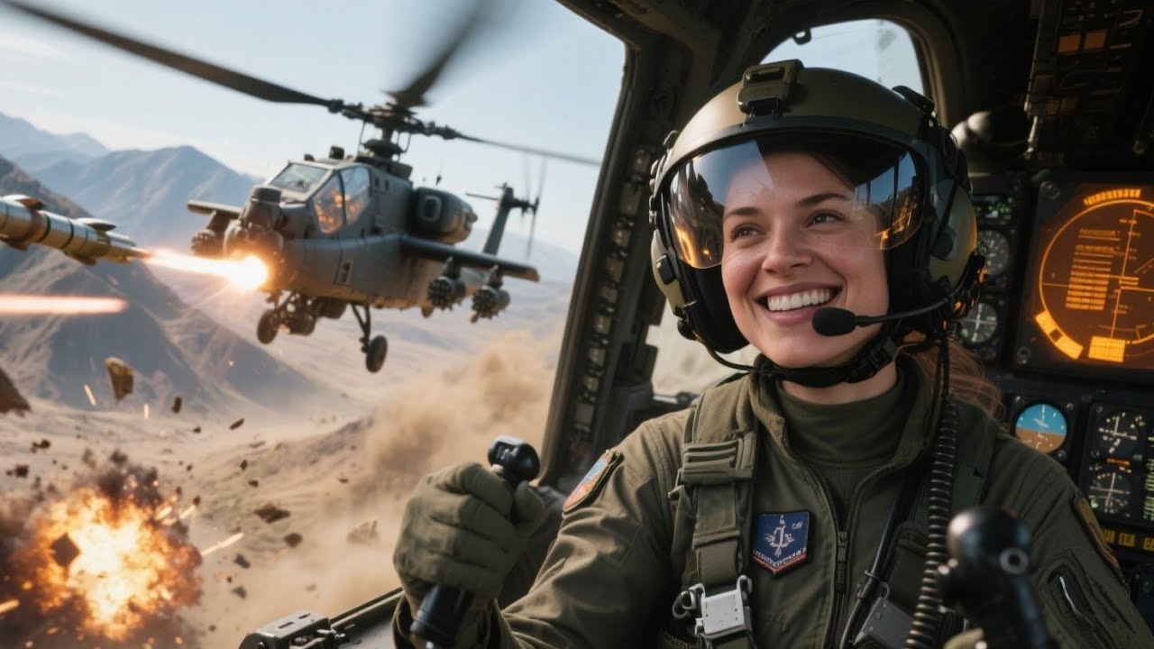 They Tried to Ambush the Apache Pilot — Then Caught Her Laugh on the ...