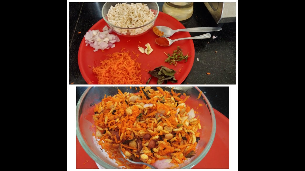 wet puffed rice spicy mix/ kaara pori kadala mix in street food style ...