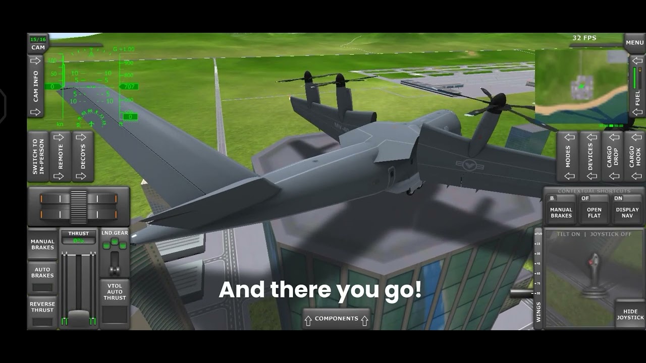 Trying to land on top of the building be like | TFS - YouTube