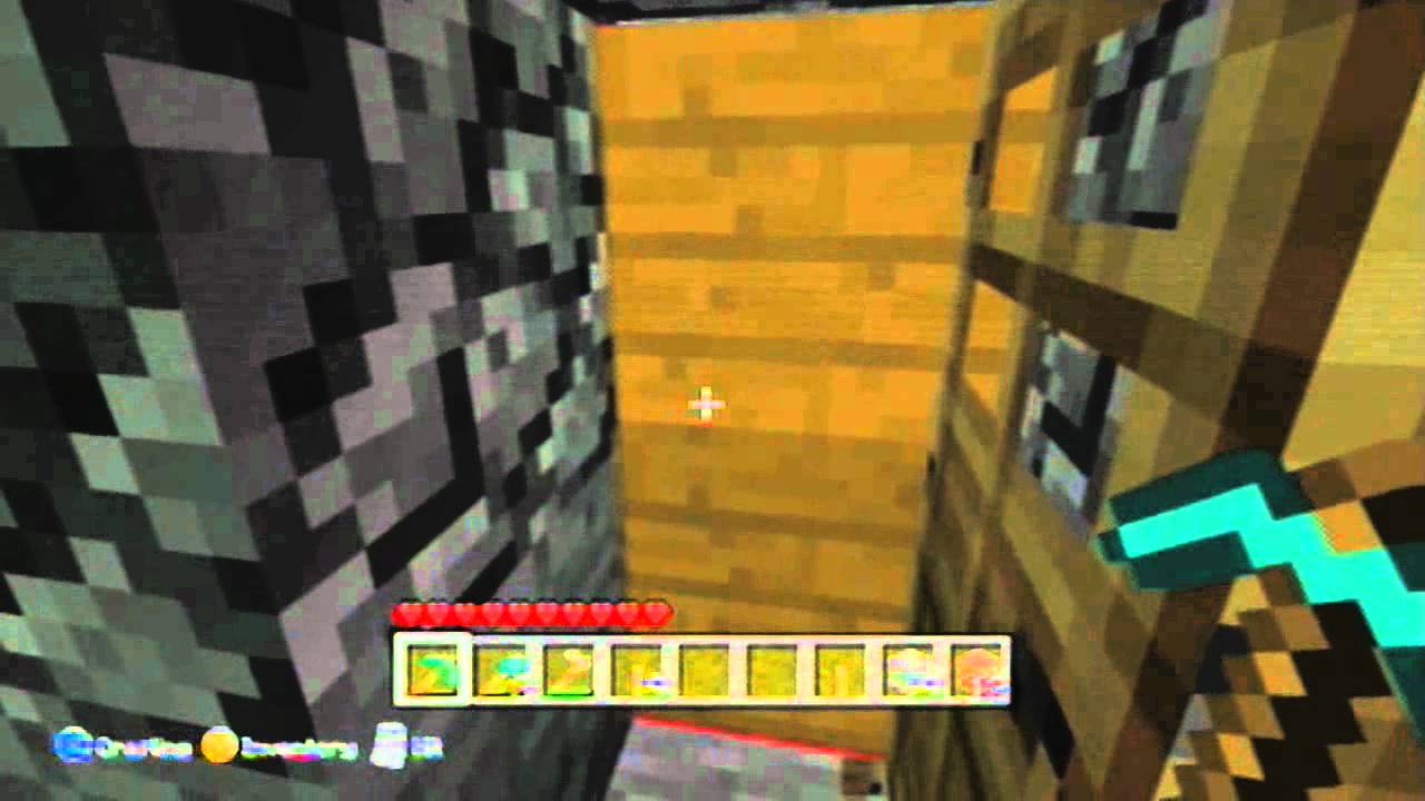 Minecraft Xbox 360: How to make a secret hidden room - YouTube