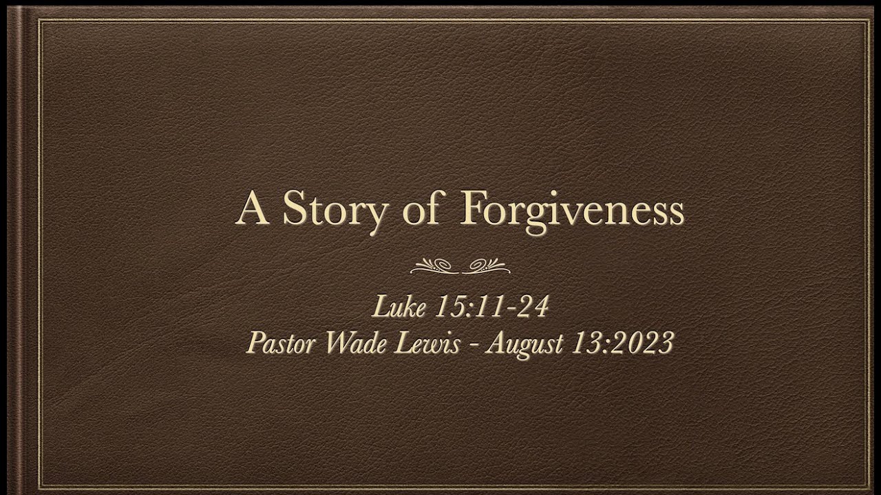 A Story of Forgiveness - Old Zion Sunday School Class - YouTube