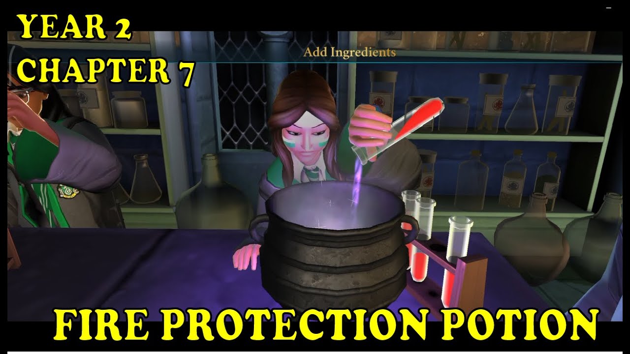 Fire Protection Potion |Preparing For Mission | Hogwarts Mystery ...
