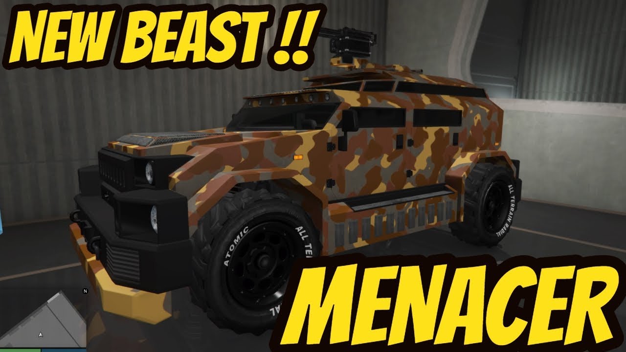 GTA 5 NEW BEAST CAR !! MENACER !!! - YouTube