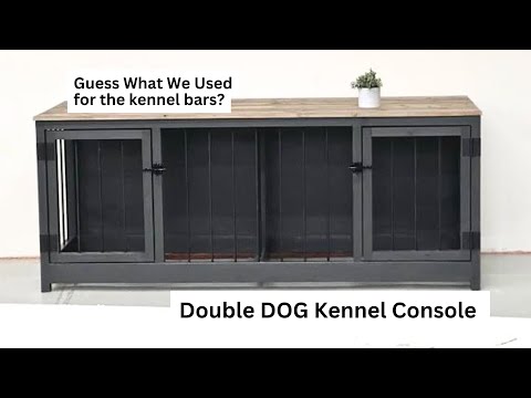 I Built a Double DOG KENNEL Furniture Piece!