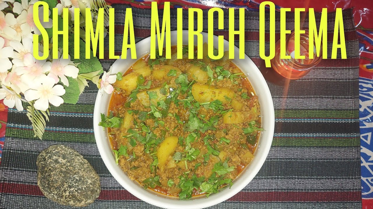 Shimla Mirch Qeema Recipe By FARIMAN - YouTube