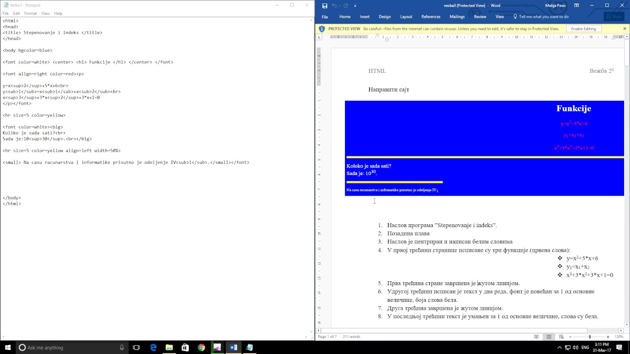 HTML - Osnove htmla i tagovi za obradu teksta - YouTube