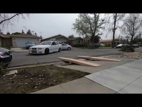 Driveway ramps for my lowered car - YouTube
