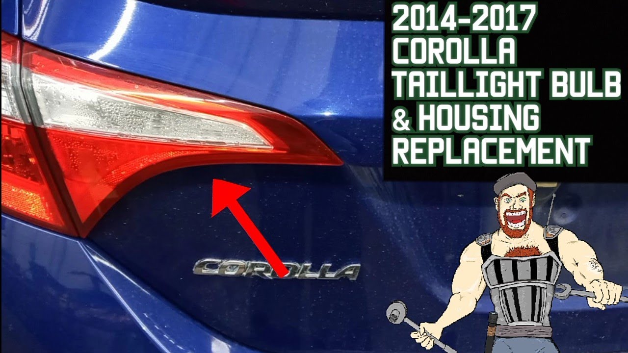 2014-2016 Corolla Reverse Bulb and Housing Replacement - YouTube