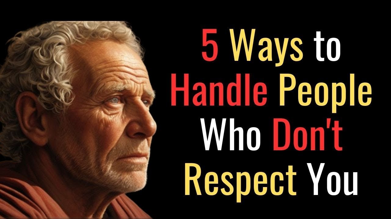 5 Life-Changing Tips to Handle People Who Don’t Respect You! - YouTube