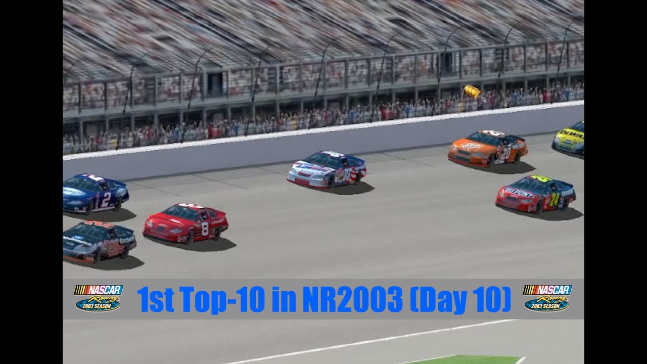 1st Top-10 in NR2003 (Day 10) - NR2003 Gameplay - YouTube