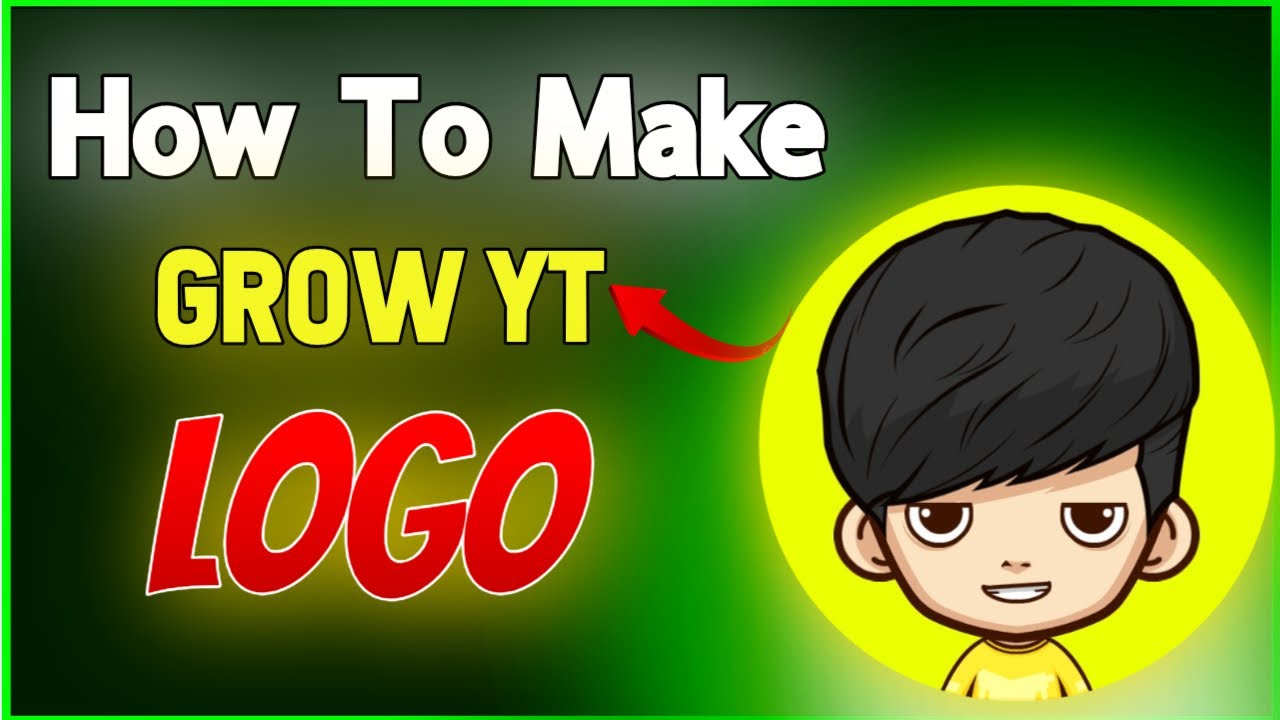 HOW TO MAKE LOGO LIKE @GrowYT05 | GROW YT JAISA LOGO KAISE BANAYE 🤔 ...
