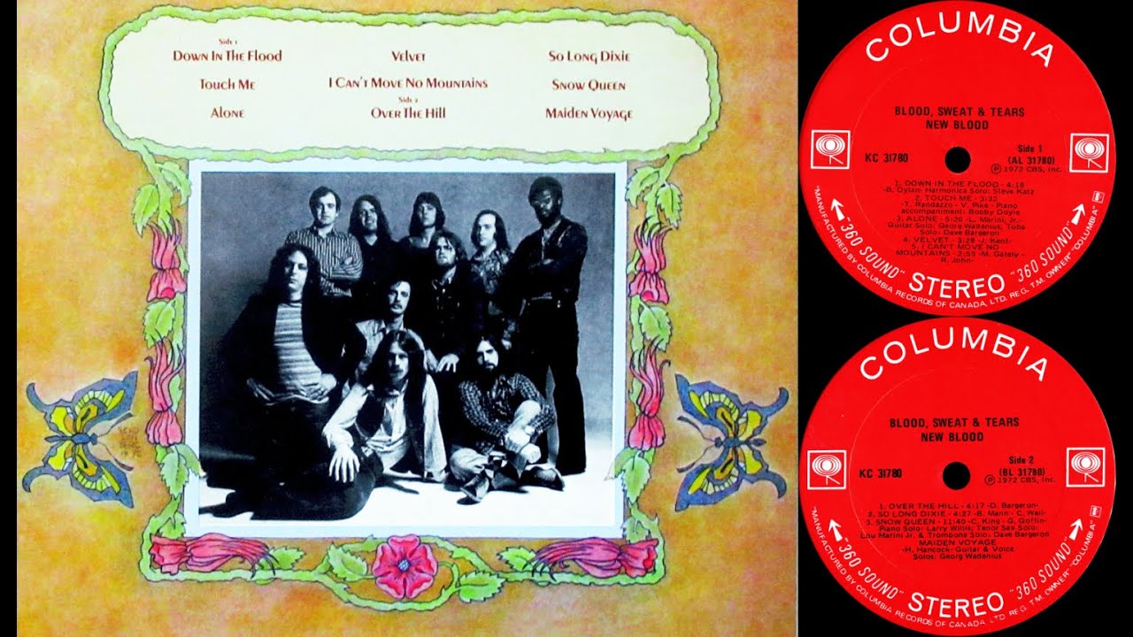 Blood, Sweat & Tears - New Blood LP, 1972 - YouTube