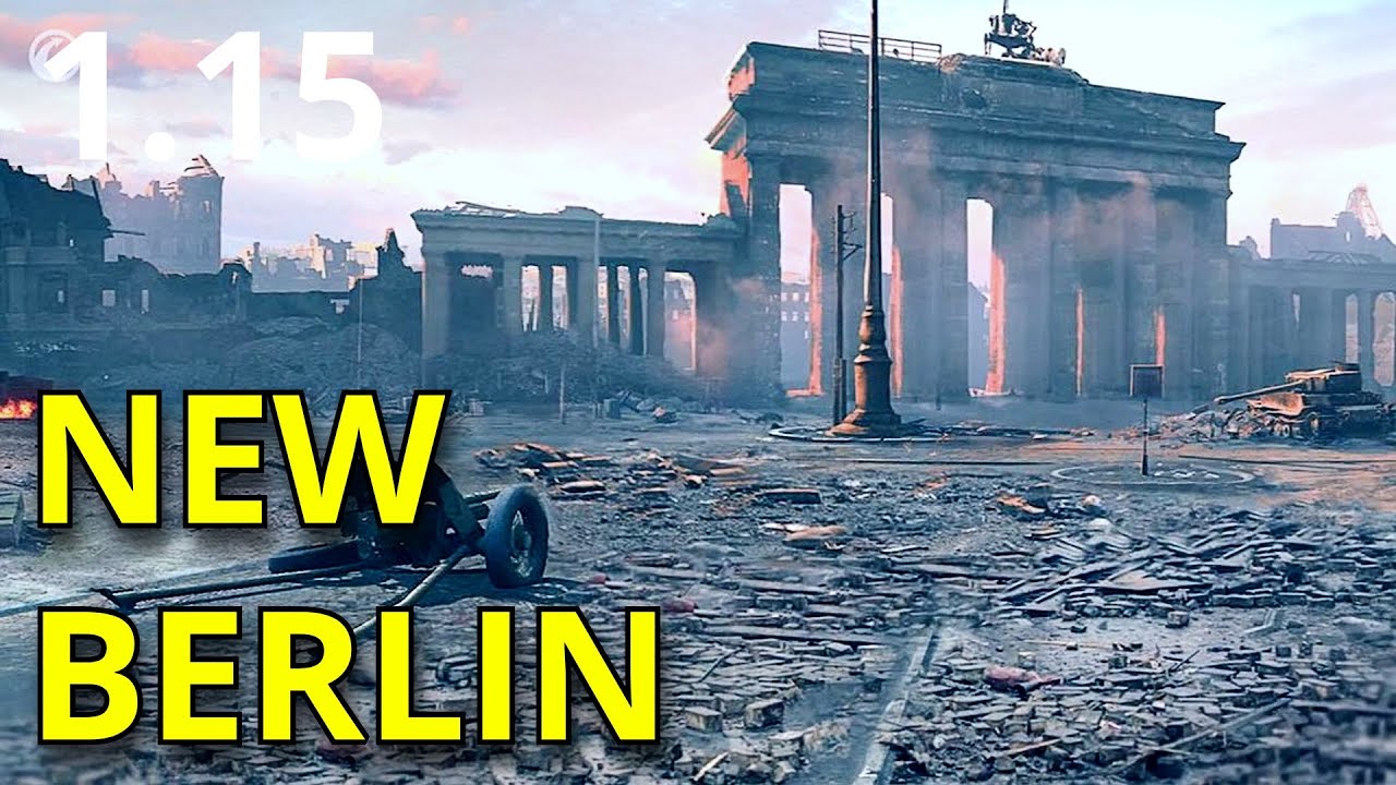 1.15 Reworked BERLIN Map is coming World of Tanks - YouTube