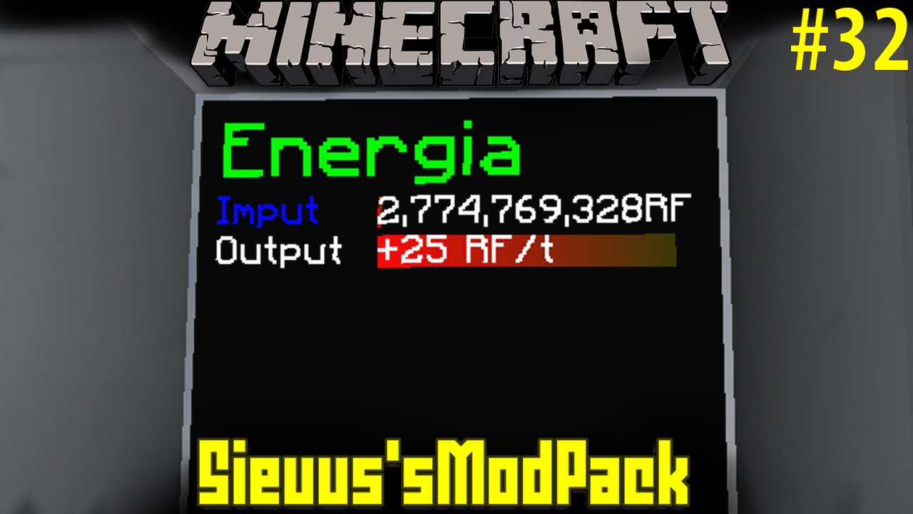 RFtools Screen e Upgrade Na Induction Matrix Sieuus'sModPack 1.7.10 ...