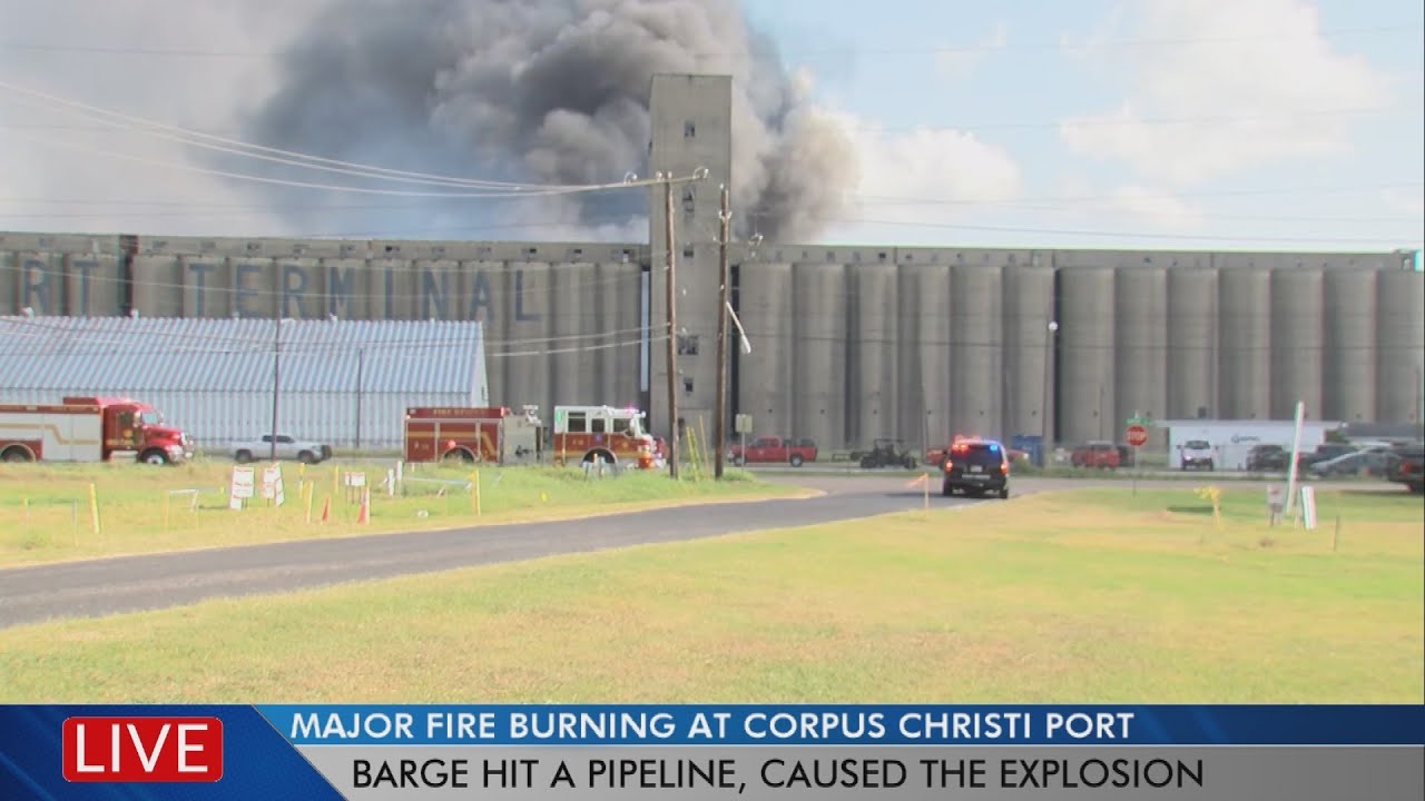 6 missing, 6 hospitalized after explosion at Corpus Christi port - YouTube