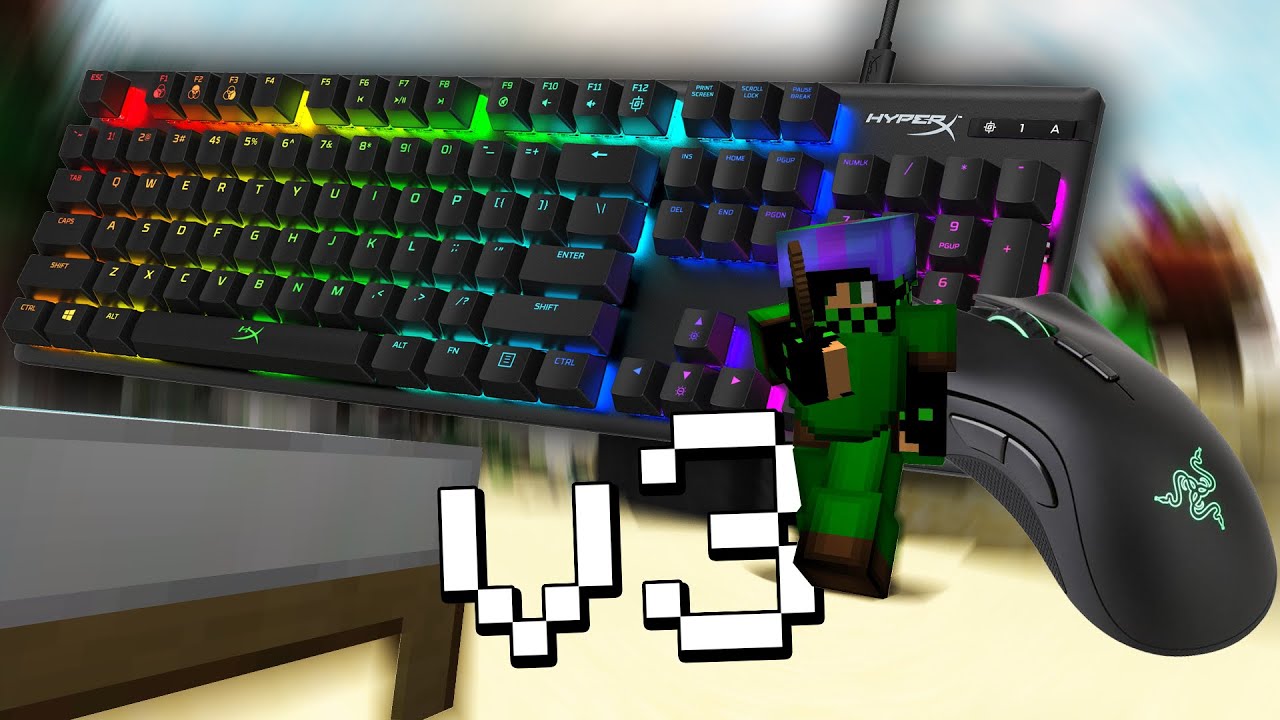 Bedwars ASMR (Keyboard and Mouse Sounds) v3 - YouTube