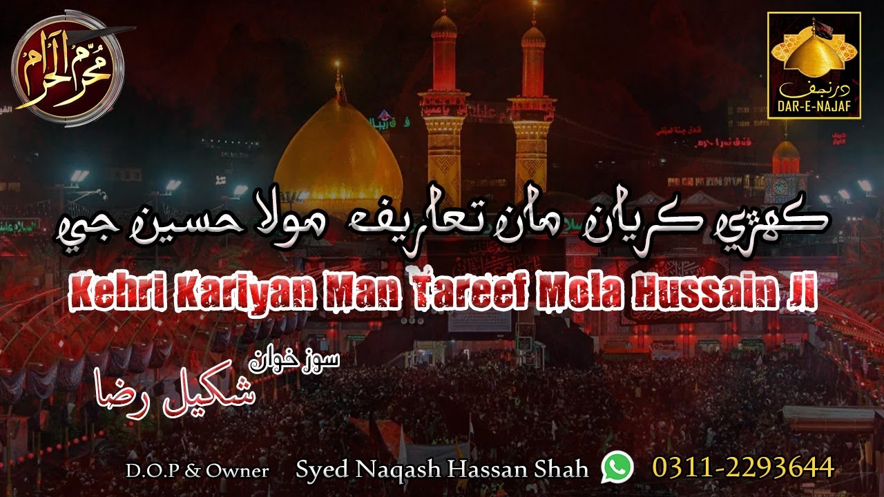 Shakeel Raza | Kotri Majlis 2024 | Sindhi Majlis | dar e Najaf - YouTube