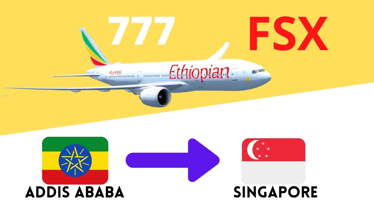 FSX Flight | Ethiopian Airlines flight 638 from Addis Ababa to ...