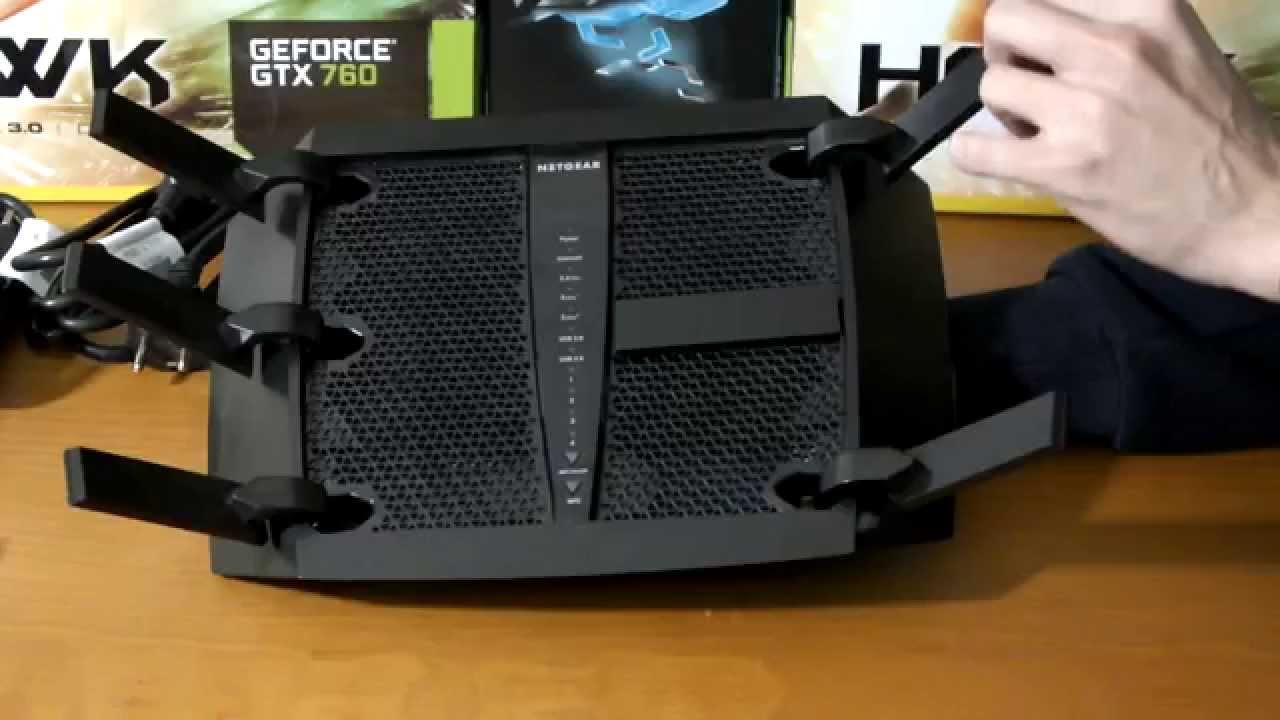 Router wireless NetGear R8000 Nighthawk X6 AC3200 Tri Band Unboxing [Ro ...