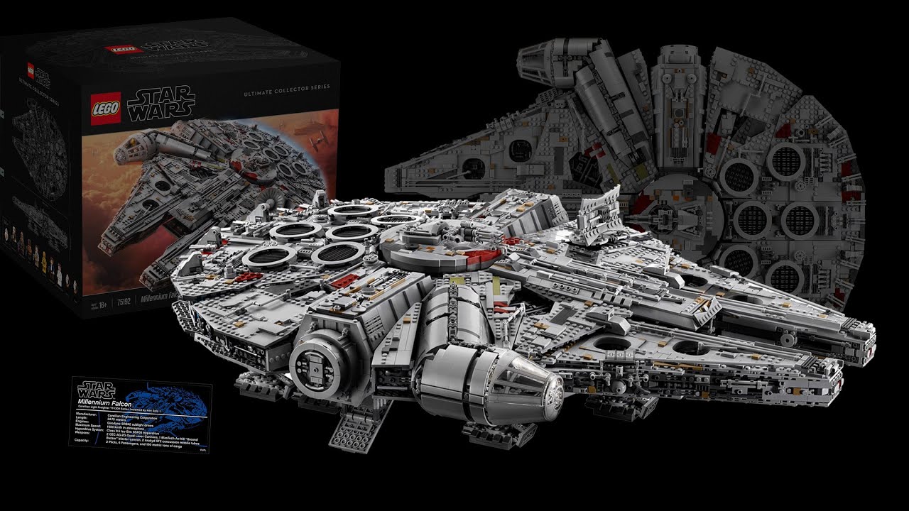 LEGO® [75192] Star Wars™ Millennium Falcon™ Time Lapse Build - YouTube