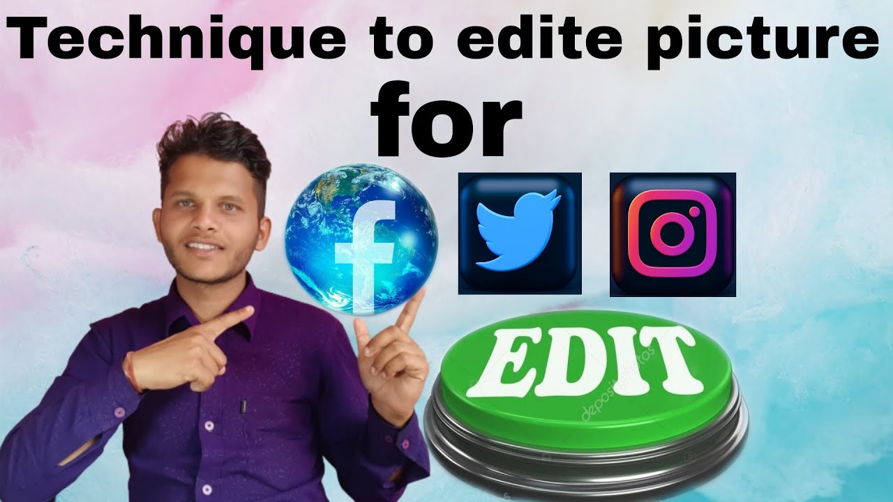 How to edit photo in picsart. - YouTube