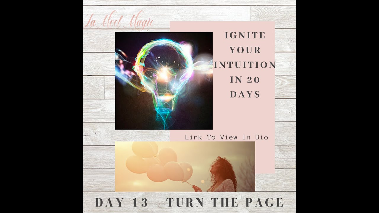 Ignite Your Intuition Day 13 - YouTube