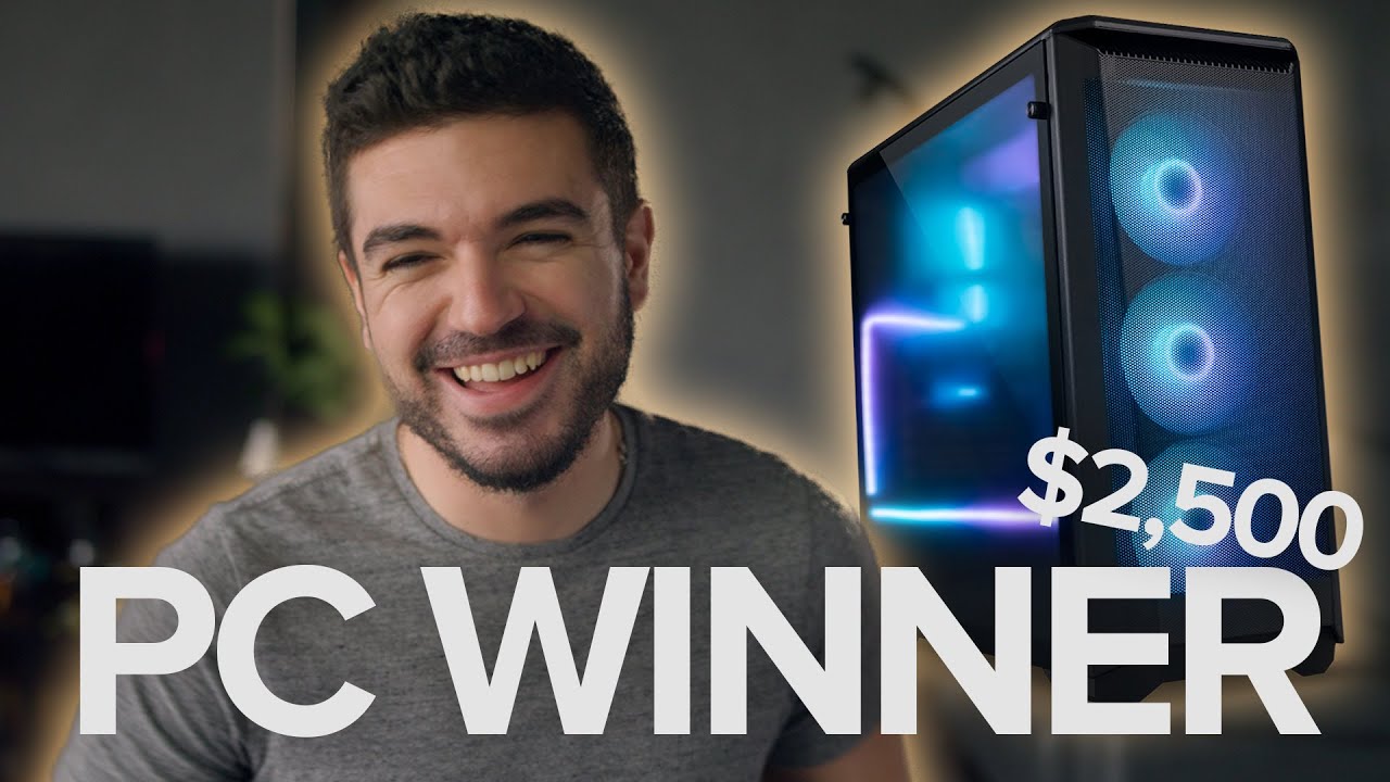 Announcing the winner of our $2500 PC Giveaway - YouTube
