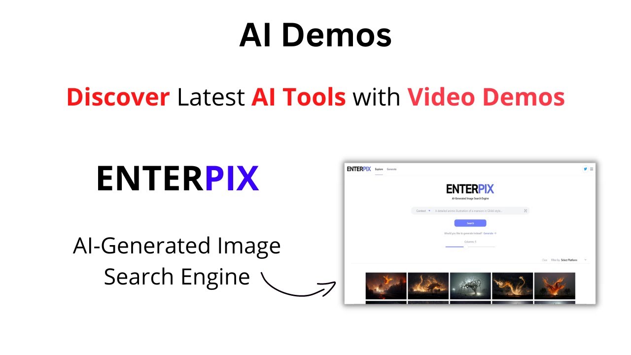 AI Demos | Explore the World of AI-Generated Images with ENTERPIX | ENTERPIX Demo - YouTube