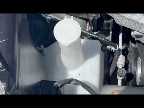 Windshield Washer Fluid in 2021 Mitsubishi Mirage | How To