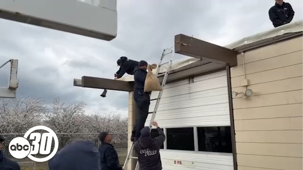 Fresno County CAL FIRE station finds temporary solution after roof ...