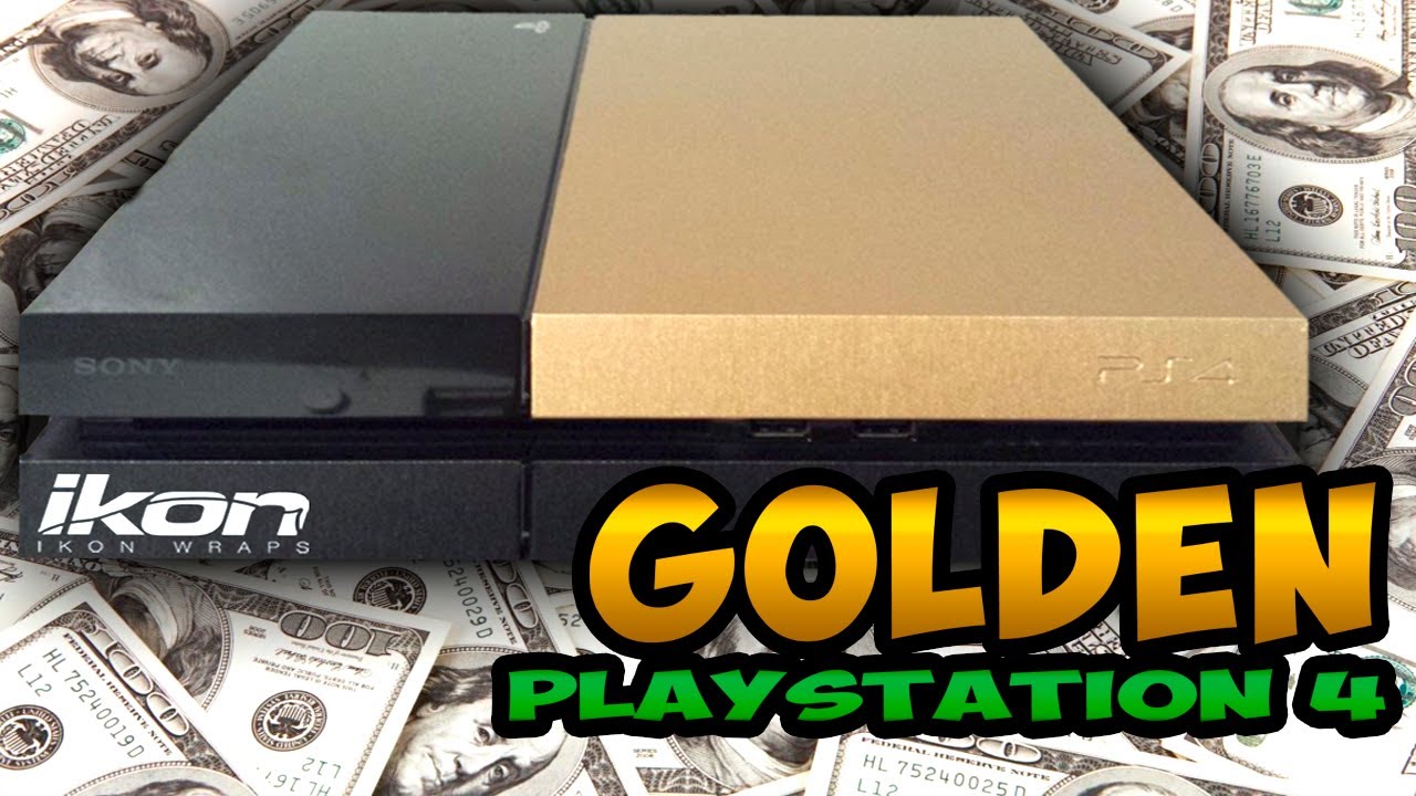 Customize Your Playstation 4: Brushed Gold Finish!!! - YouTube