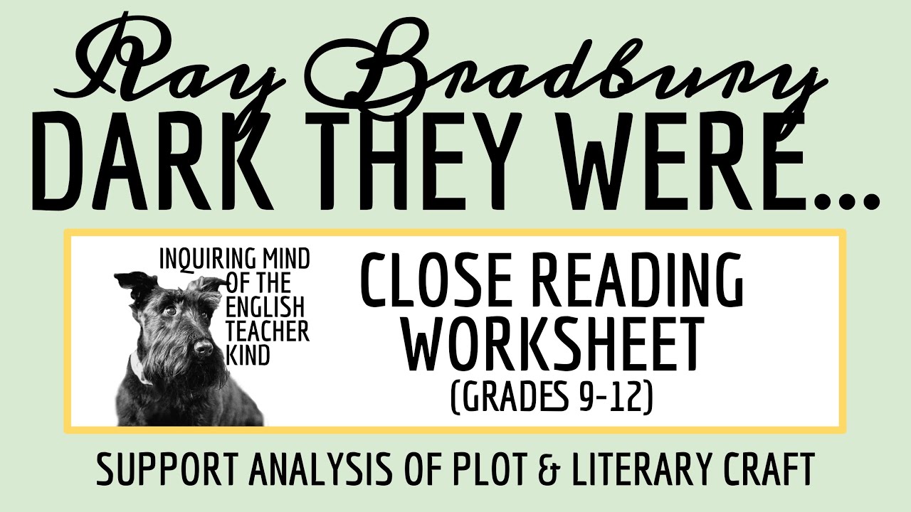 "Dark They Were and Golden Eyed" by Ray Bradbury Close Reading ...