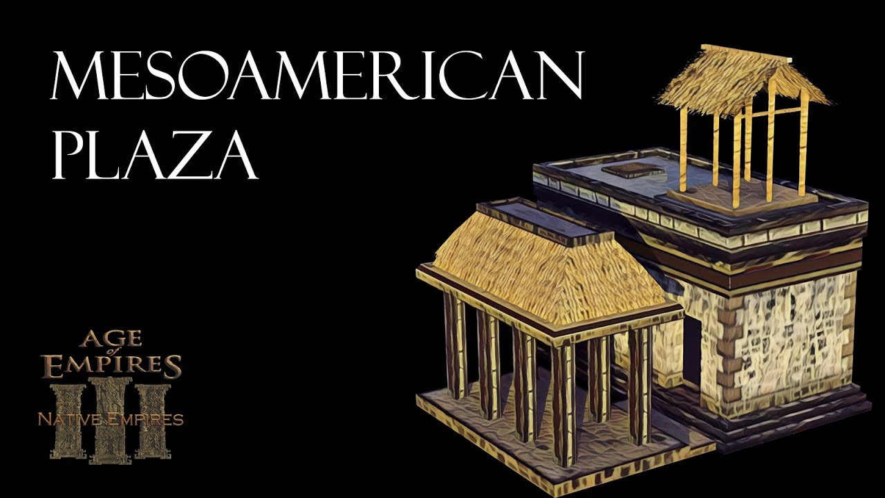 Modelling a Mesoamerican plaza: a timelapse - YouTube