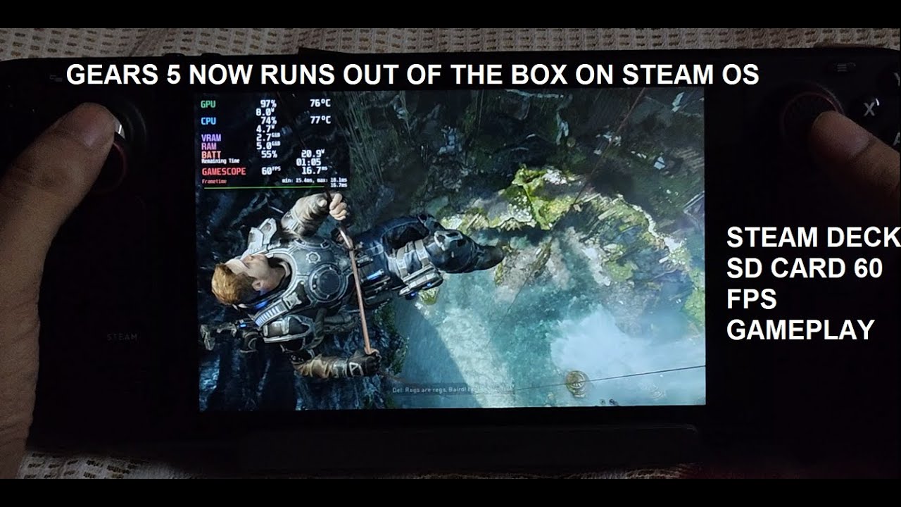 Gears 5 now runs Out of the Box on Steam OS | Steam Deck SD Card 113gb ...