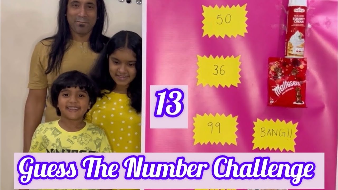 Guess The Numbers Game | Family Fun Game #entertainment #challenge ...