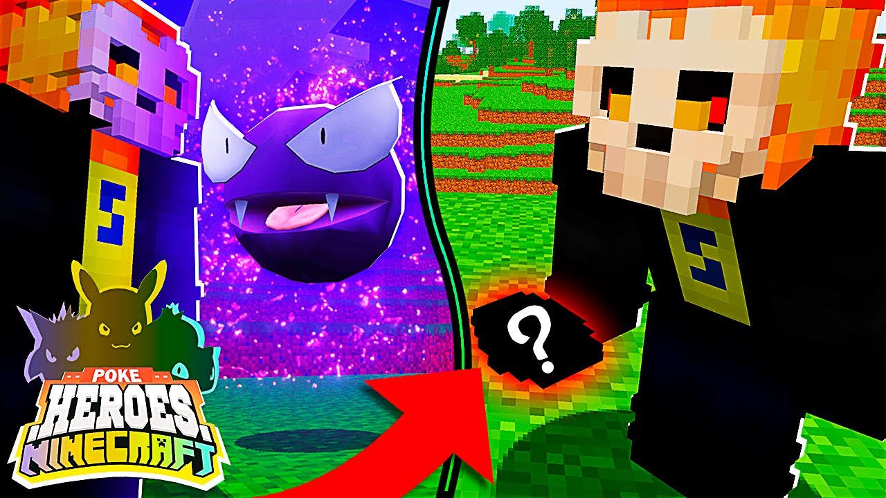 NOVO GASTLY SHINY & ITEM SUPER RARO - PokéHeroes #7 (Minecraft) - YouTube