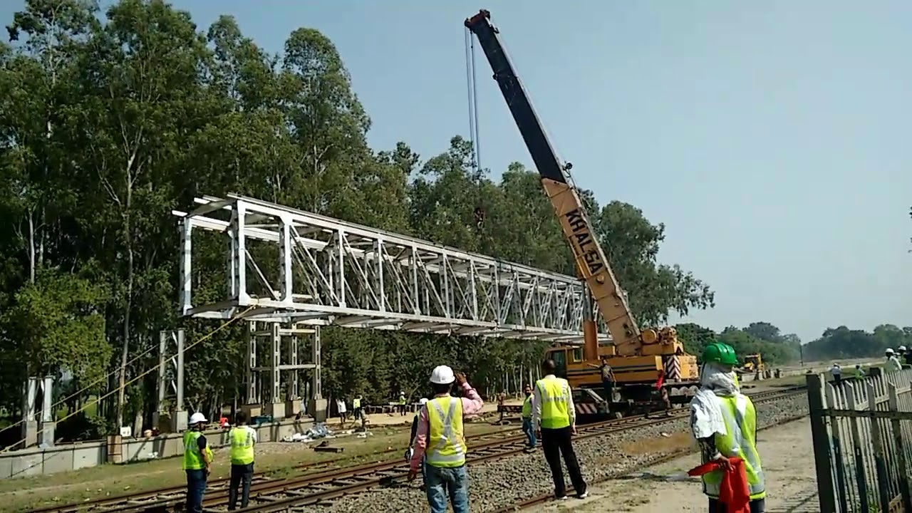 Launch of FOOT OVER BRIDGE (FOB) at NIGOHAN - YouTube