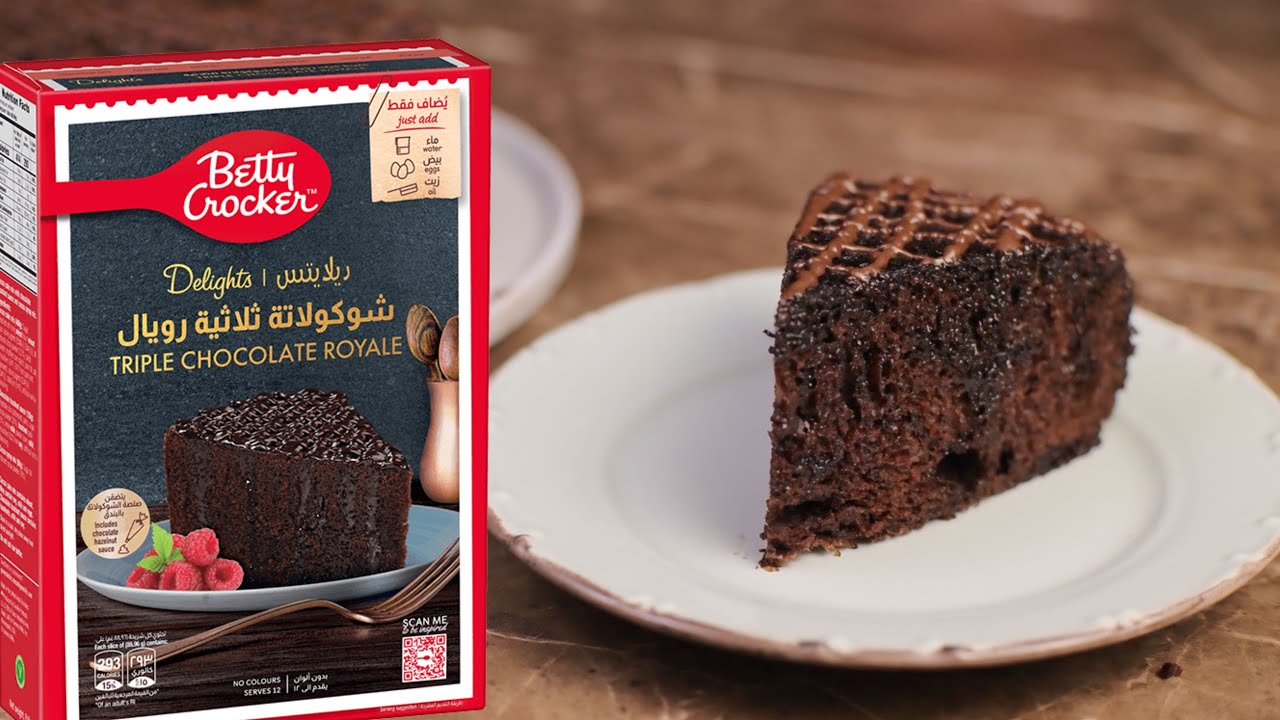 How to make Betty Crocker Royale Cake , Triple Chocolate Royale Cake ...