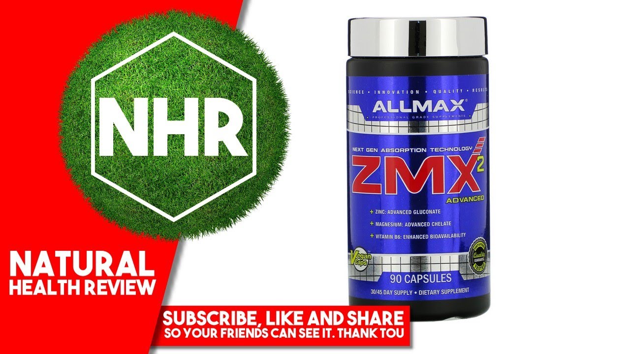 ALLMAX Nutrition, ZMX2 High-Absorbtion Magnesium Chelate, 90 Capsules ...