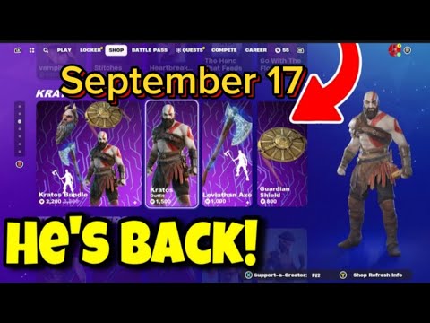 September 17 fortnite item shop new emote deep explorer - YouTube