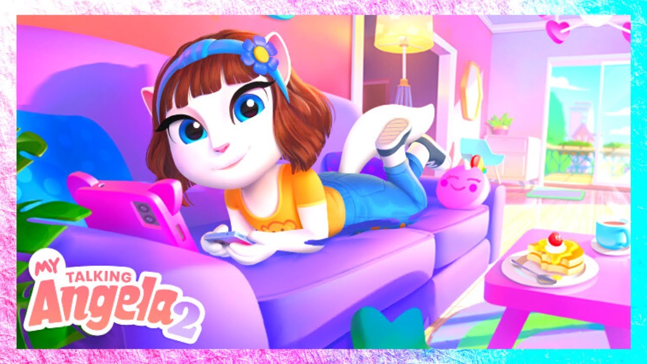 [NOSSA LINDA ANGELA] Minha Talking Angela 2 /My Talking Tom Angela 2 ...