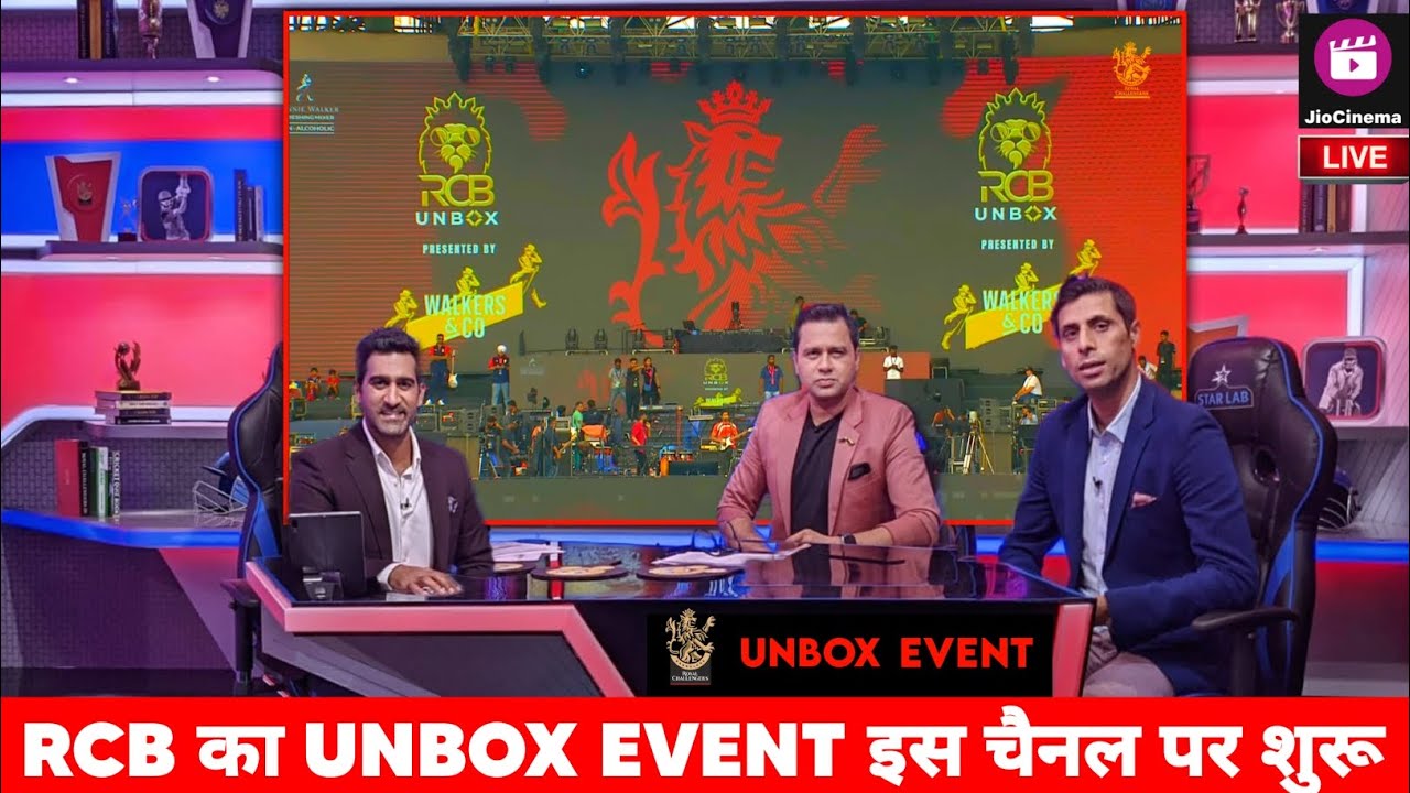 RCB Unbox Event 2024 LIVE Stream | RCB Unbox Event 2024 Live Kaise ...