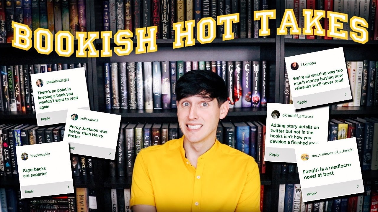 REACTING TO BOOK HOT TAKES! - YouTube